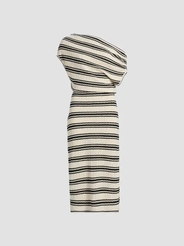Ramy Brook Striped Chet Midi-dress