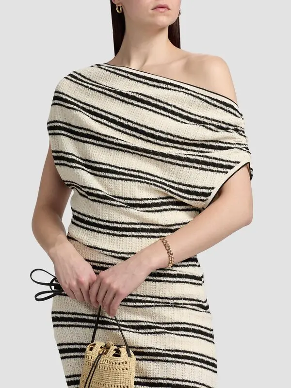 Ramy Brook Striped Chet Midi-dress