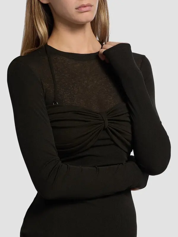 Nanushka Artemiz Bodycon Midi-dress