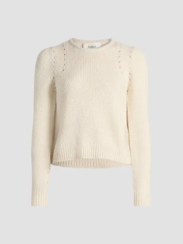 Ba&sh Belma Puff-sleeve Sweater