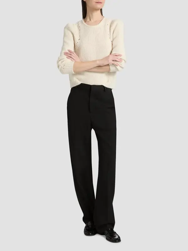 Ba&sh Belma Puff-sleeve Sweater