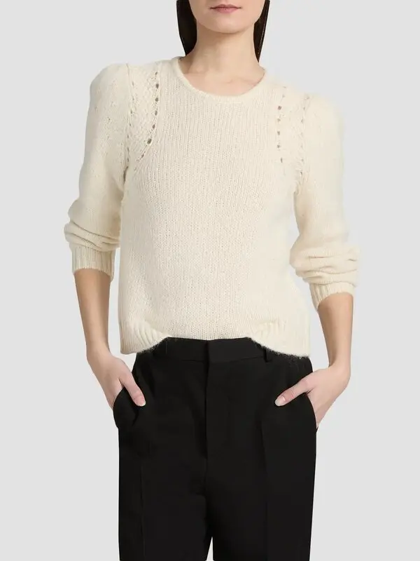 Ba&sh Belma Puff-sleeve Sweater