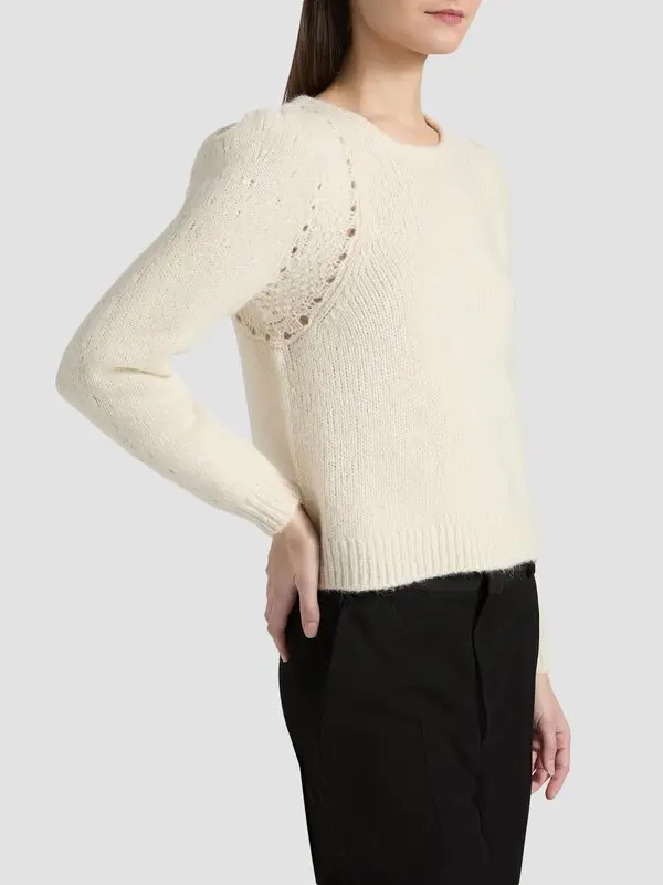 Ba&sh Belma Puff-sleeve Sweater