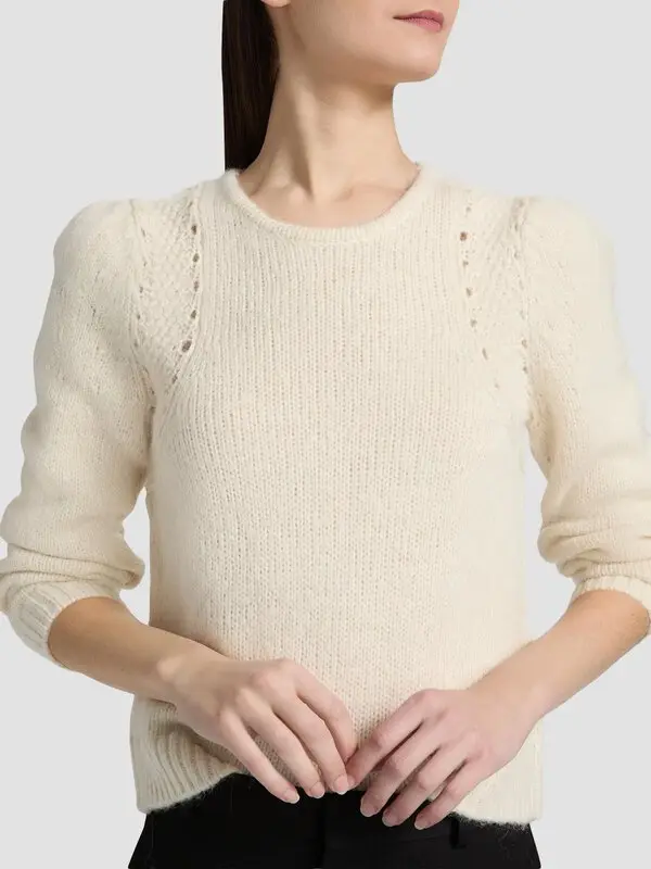 Ba&sh Belma Puff-sleeve Sweater