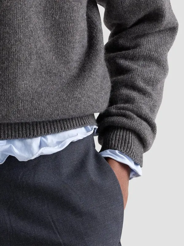 Prada Re-cashmere Crewneck Sweater