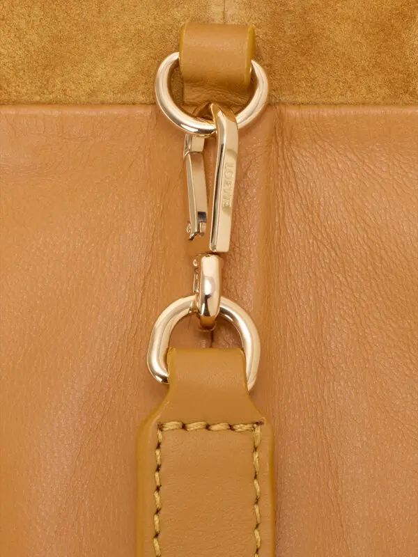 Loewe Flaco Suede Clutch