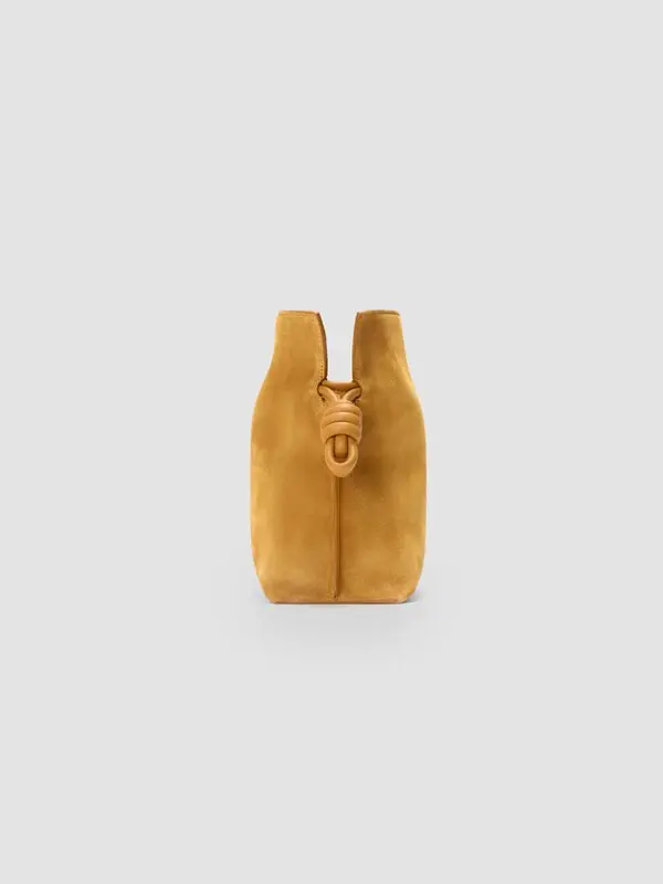 Loewe Flaco Suede Clutch