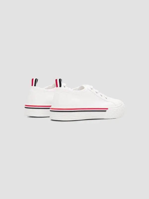 Thom Browne Collegiate Cotton Low-top Trainer Sneakers