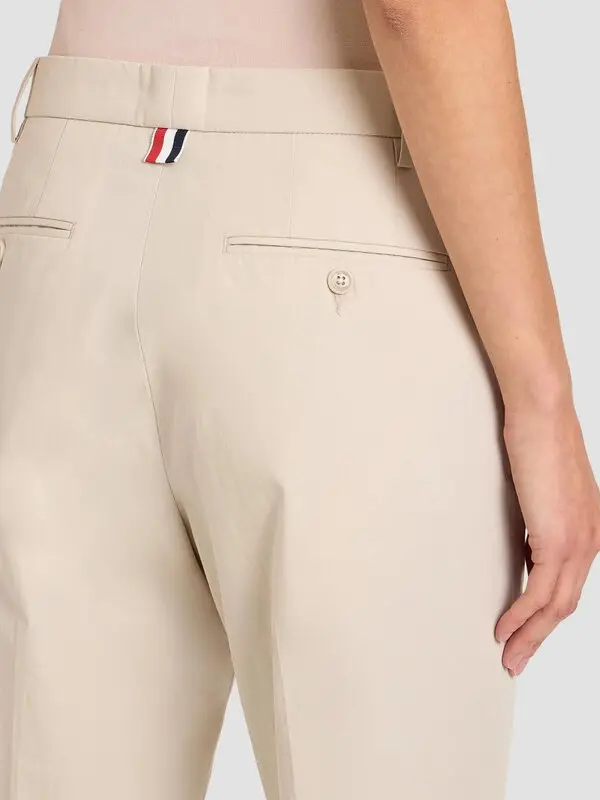Thom Browne Cotton Cropped Trousers