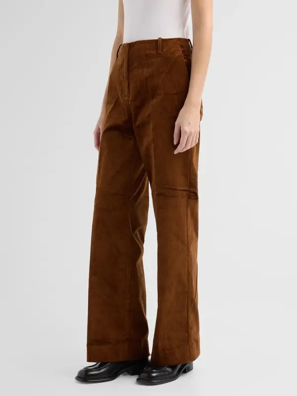 GANNI Corduroy Low Crotch Pants