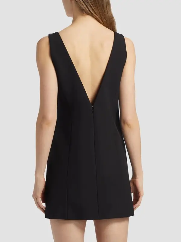 TOCCIN Steffie Cotton-blend Tie-front Minidress