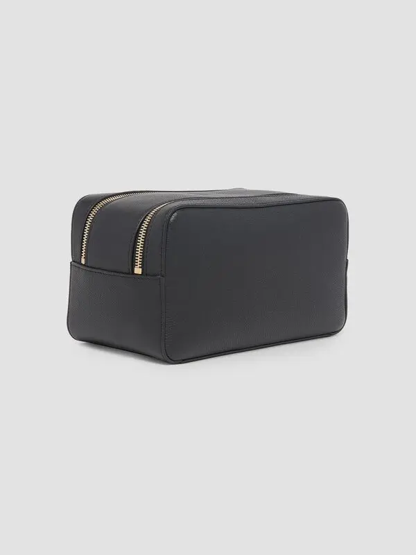 Thom Browne Pebble Grain Leather Cosmetic Bag