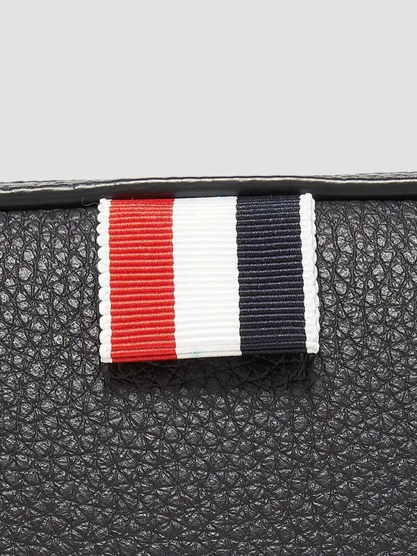 Thom Browne Pebble Grain Leather Cosmetic Bag
