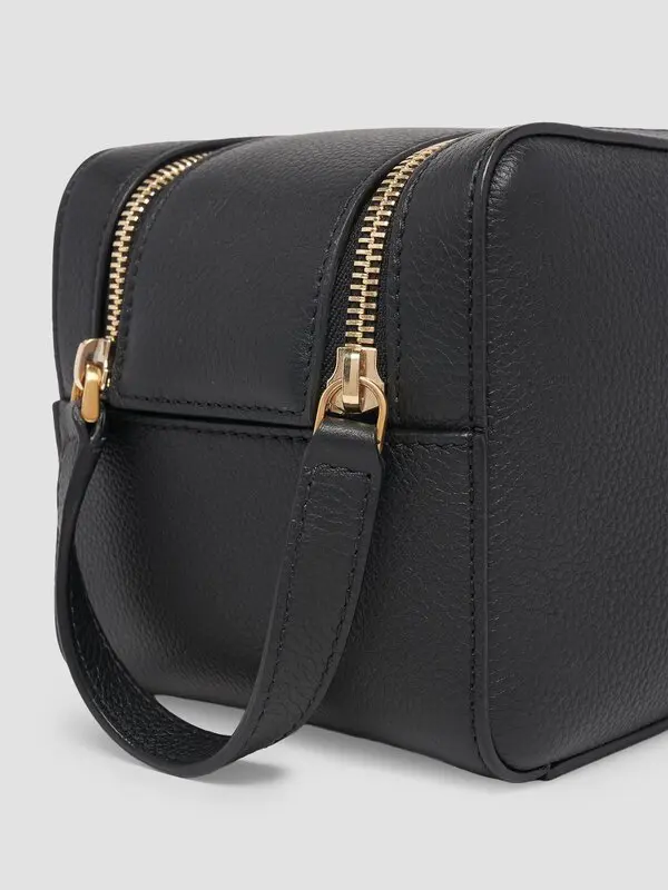 Thom Browne Pebble Grain Leather Cosmetic Bag
