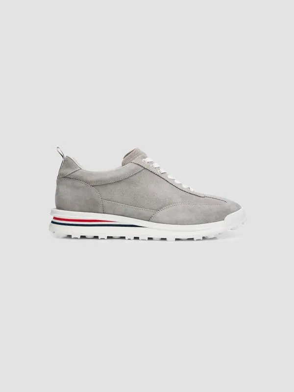 Thom Browne Soft Tech Runner Low-top Sneakers - Light Grey