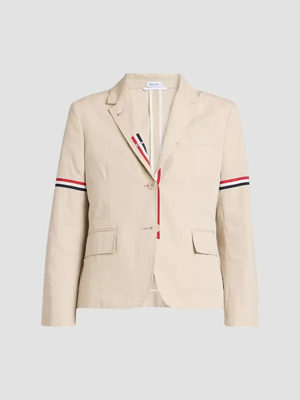 Thom Browne Cotton Single-breasted Sport Coat - Beige