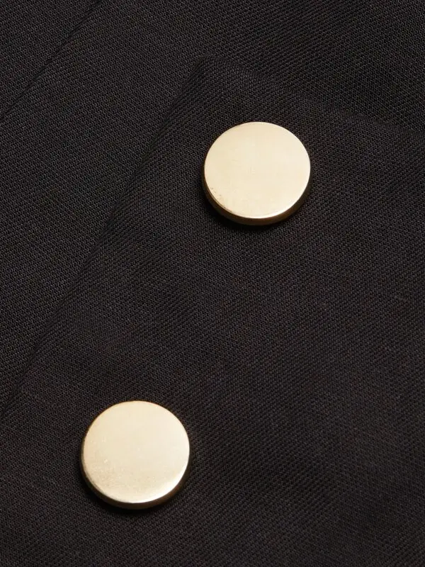 TOCCIN Georgia Cotton-blend Top - Jet