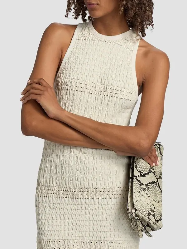Nanushka Ainhoa Seersucker Tank Maxi Dress