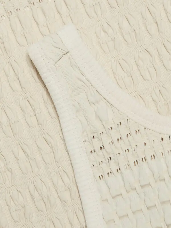 Nanushka Ainhoa Seersucker Tank Maxi Dress