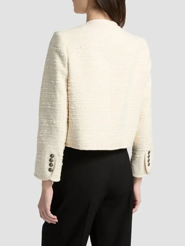 Ba&sh Alfie Textured Cotton-blend Jacket