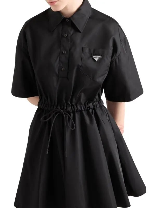 Prada Short-sleeved Re-nylon Dress