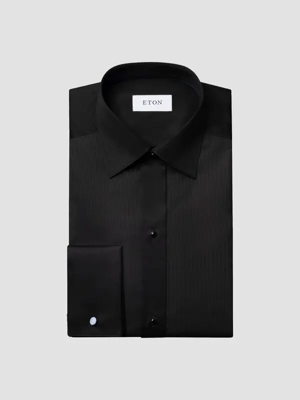 Eton Slim-fit Plissé Bib Tuxedo Shirt