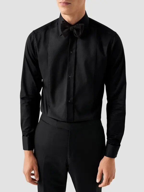 Eton Slim-fit Plissé Bib Tuxedo Shirt