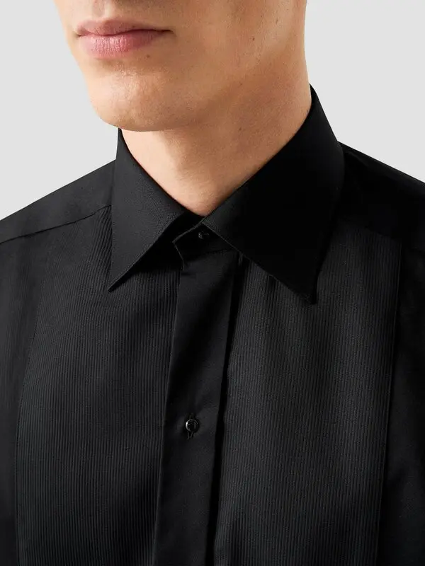 Eton Slim-fit Plissé Bib Tuxedo Shirt