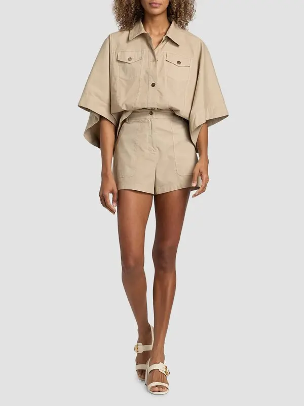 Ramy Brook Canvas Hilary Shorts