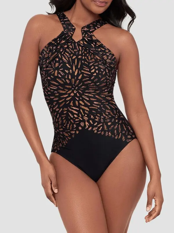 Miraclesuit Costa D'oro Aphrodite Patterned Swimsuit