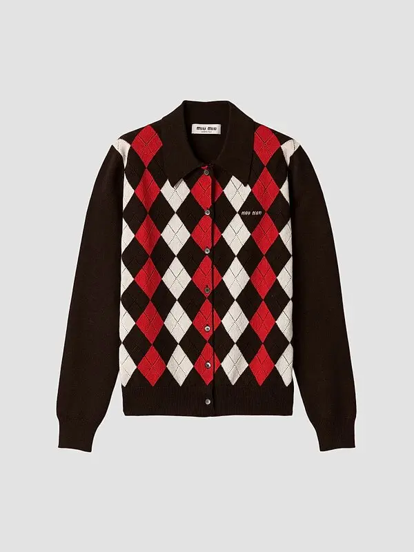 Miu Miu Cashmere Cardigan - Brown