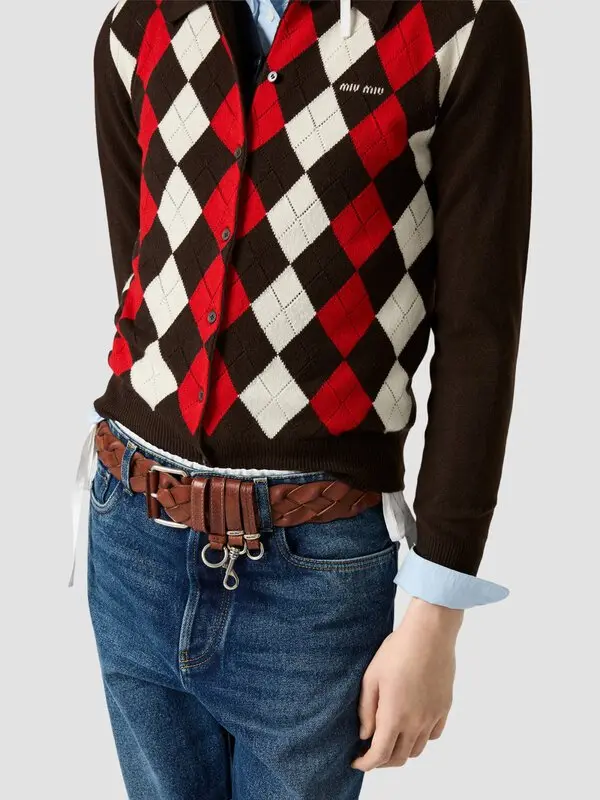 Miu Miu Cashmere Cardigan - Brown