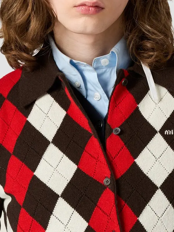 Miu Miu Cashmere Cardigan - Brown