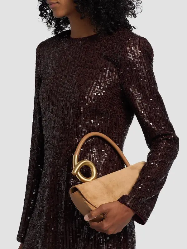 TOCCIN Mirren Sequined Shift Minidress