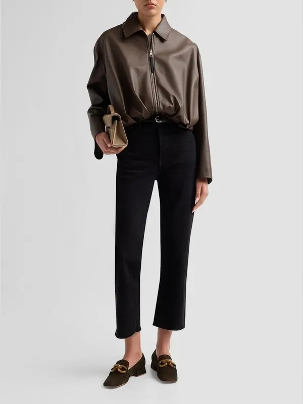 PEDRO GARCIA Gizi Chain-link Suede Loafers