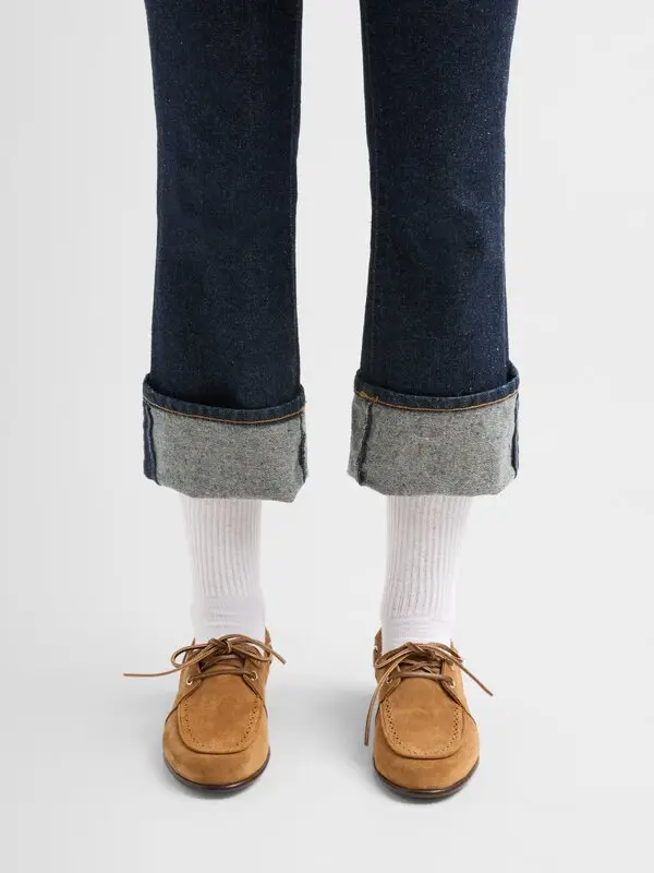 Thom Browne Suede Boat Shoes