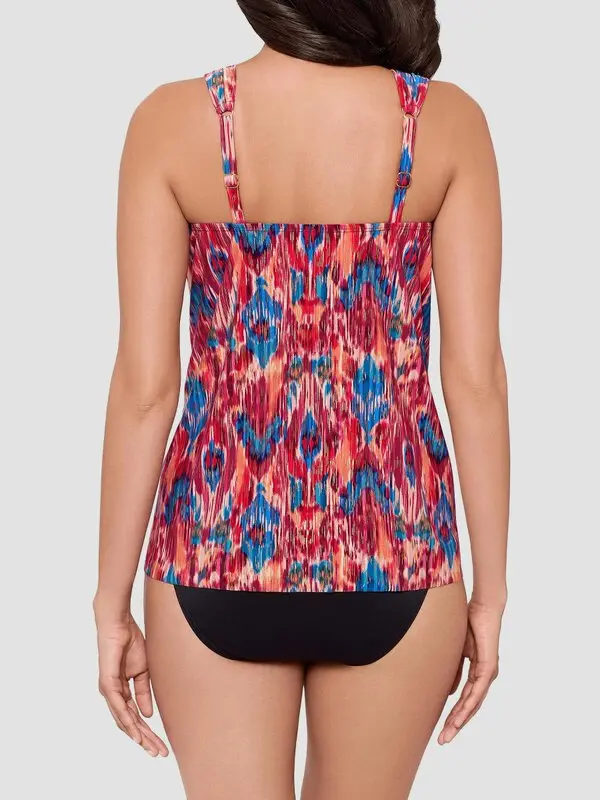 Miraclesuit Ikat Dorado Dazzle Printed Tankini Top