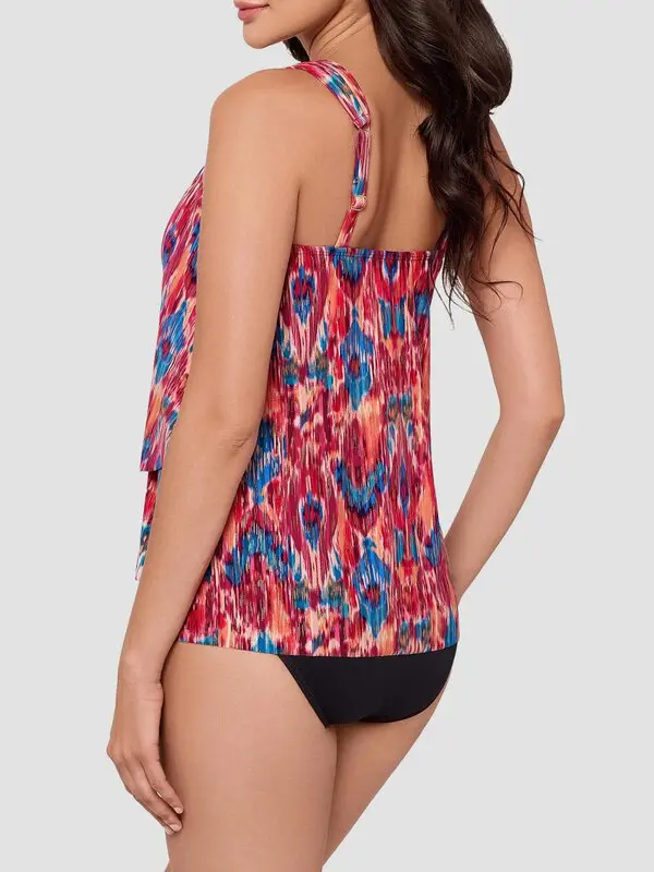Miraclesuit Ikat Dorado Dazzle Printed Tankini Top