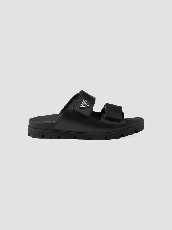 Prada Leather Strap Sandals