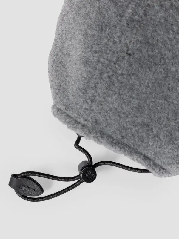 Miu Miu Fleece Baseball Cap - Grey