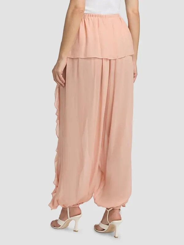 Ronny Kobo Dolly Ruffle Pleated Pants