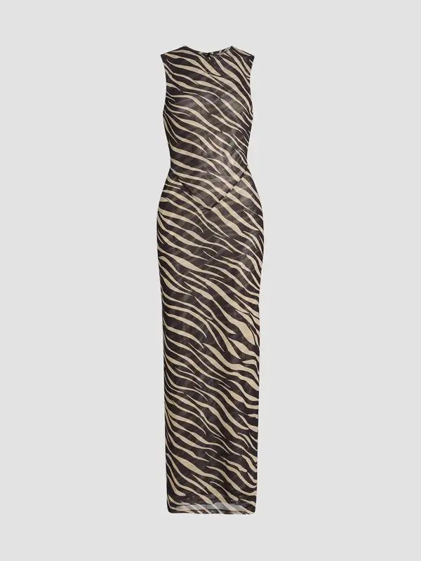 Ronny Kobo Krisa Striped Column Maxi Dress