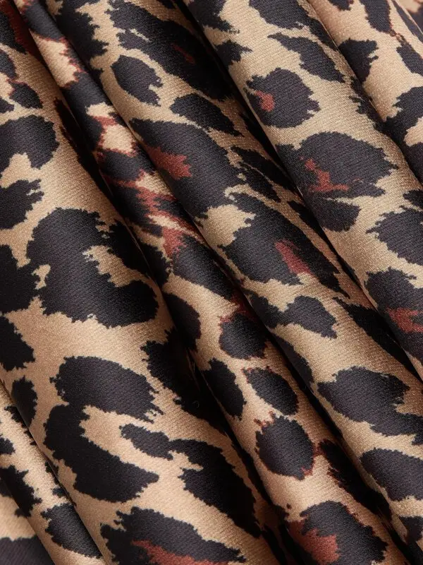 TOCCIN Viv -print Satin Maxi Slip Skirt