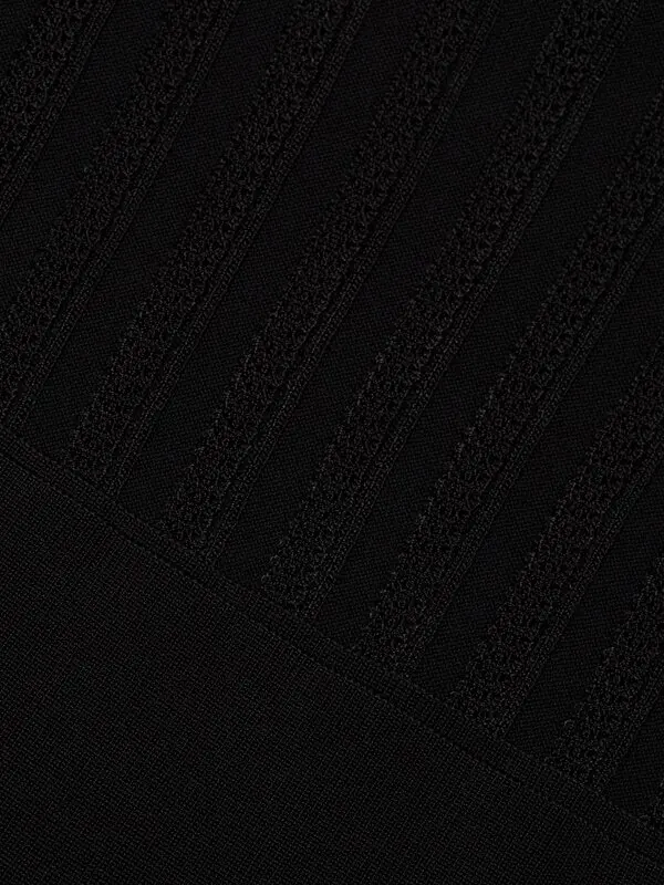 TOCCIN Nancy Pointelle Turtleneck Sweater