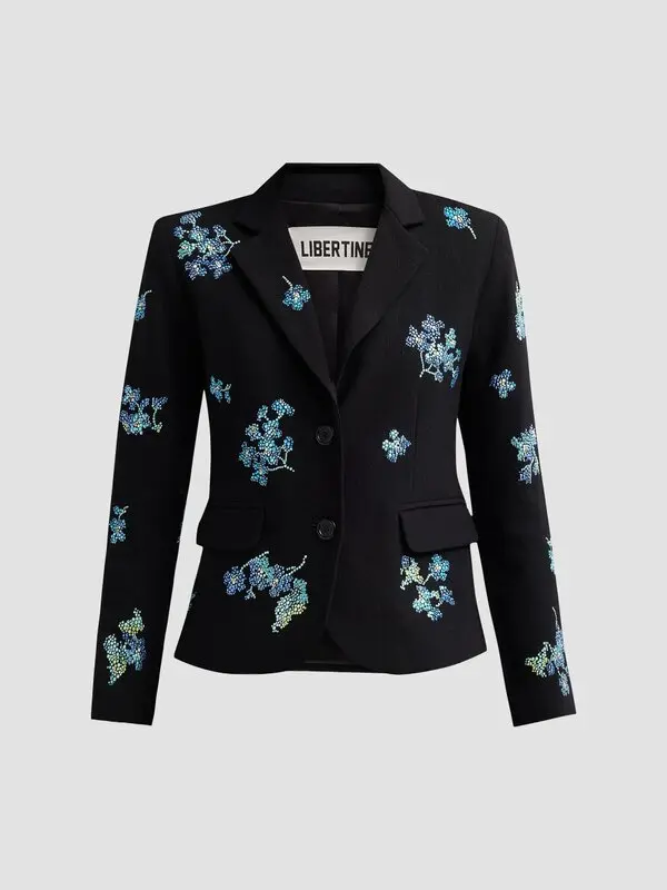 Libertine Bluebell Lane Embellished Single-breasted Classic Jacket