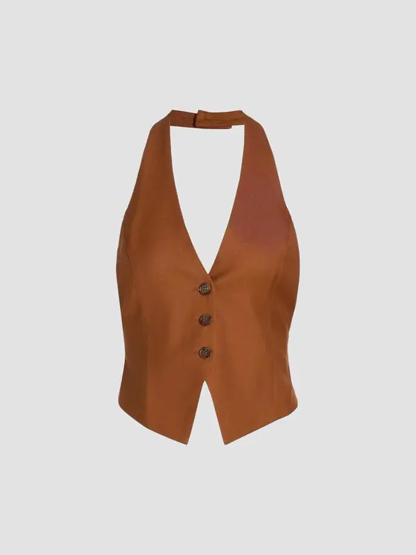 Ronny Kobo Lido Wool-blend Vest