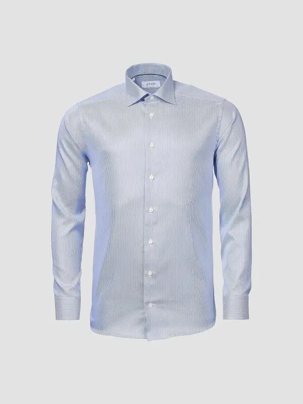 Eton Contemporary-fit Houndstooth Cotton Shirt