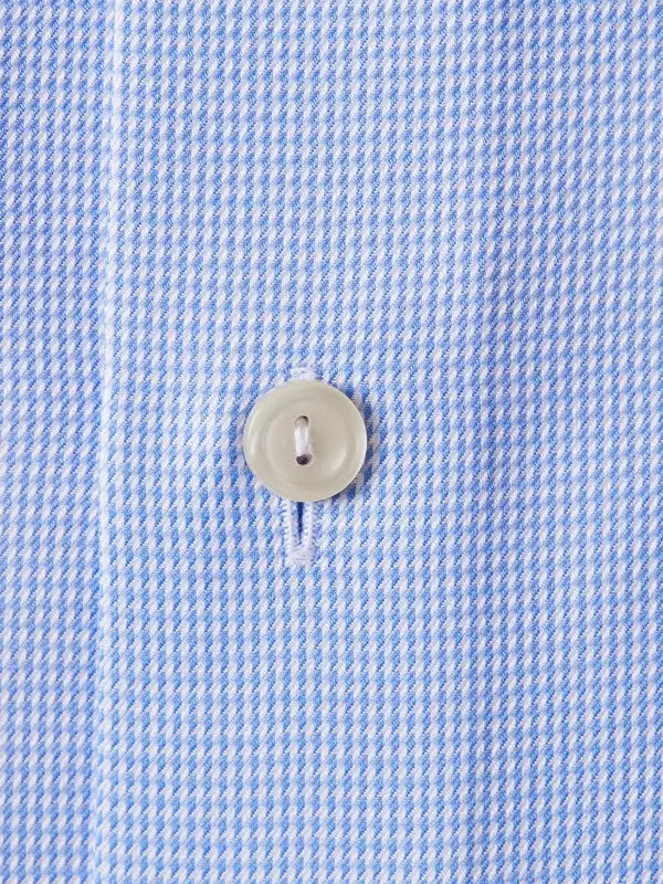 Eton Contemporary-fit Houndstooth Cotton Shirt