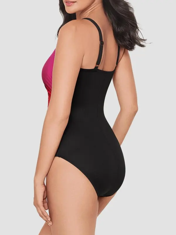 Miraclesuit Petali Rosa Starr One-piece Swimsuit - Black Multi
