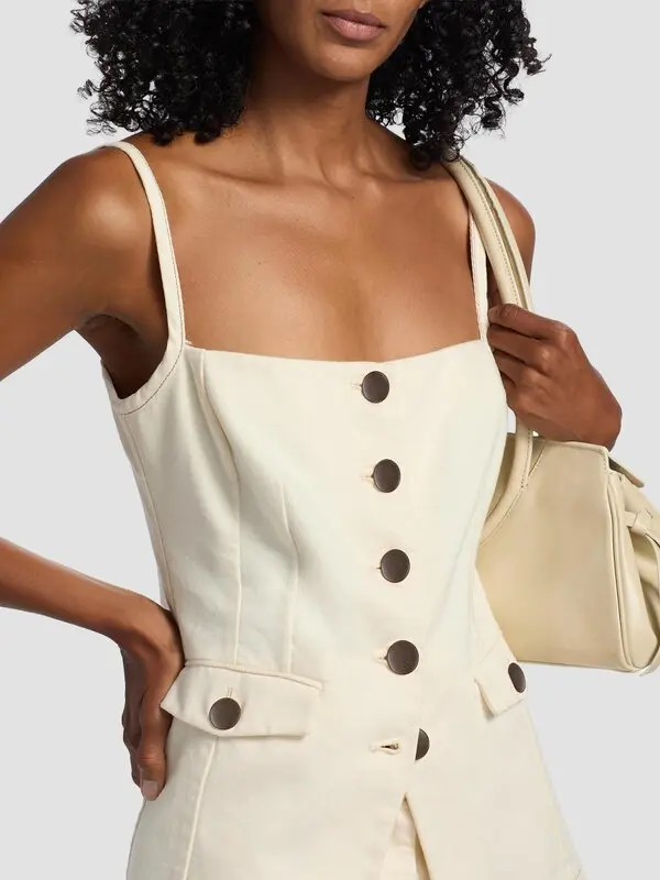 TOCCIN Roxy Square Neck Cotton Vest